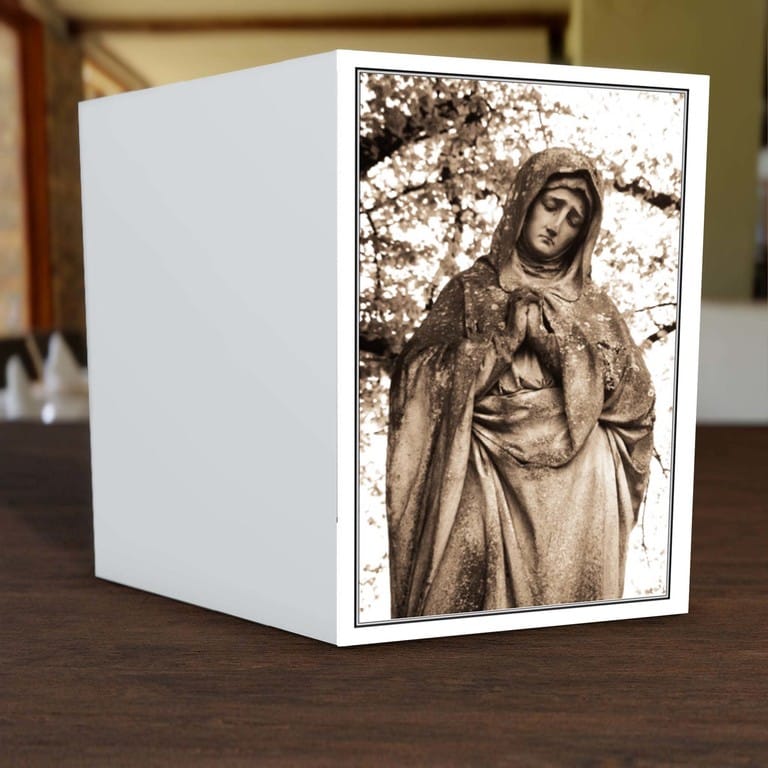 Trauerkarte Maria Betend jetzt selbst gestalten